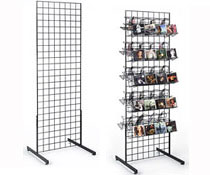 Gridwall Two Sided Free Standing Display Fixtures